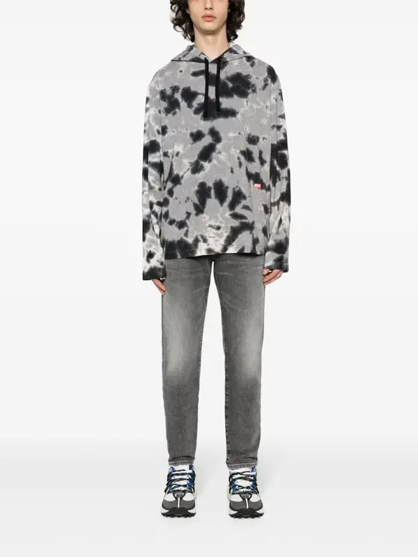 DIESEL® Cotton Tie-dye Hoodie