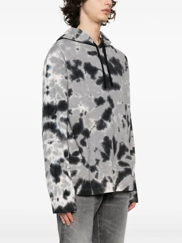 DIESEL® Cotton Tie-dye Hoodie