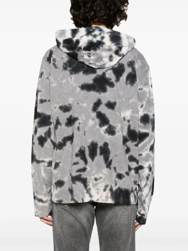 DIESEL® Cotton Tie-dye Hoodie