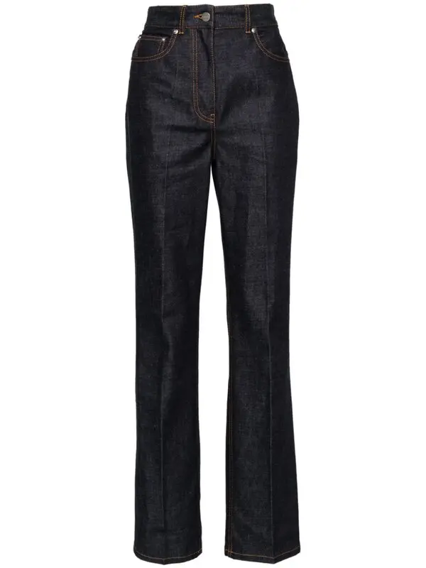 FERRAGAMO High-rise Wide-leg Jeans