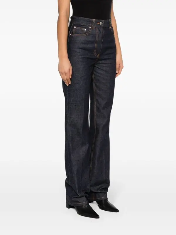 FERRAGAMO High-rise Wide-leg Jeans
