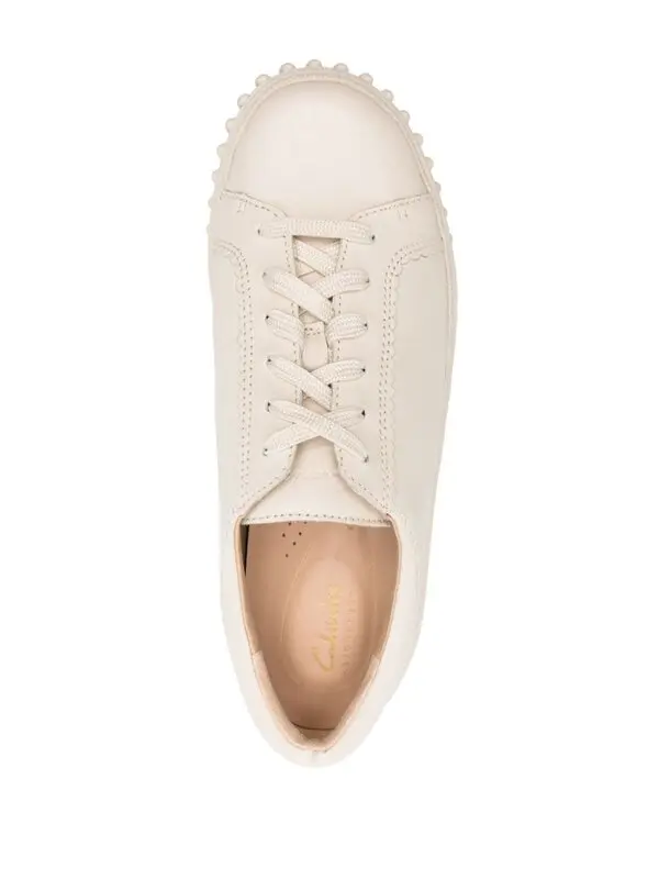 Clarks Mayhill Walk Leather Sneakers - Neutrals