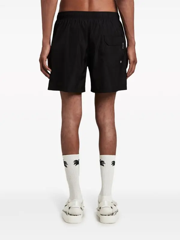 Palm Angels Logo-embroidered Swim Shorts