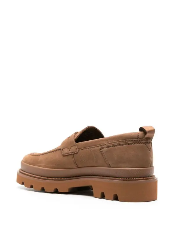 Clarks Badell Step Leather Loafers
