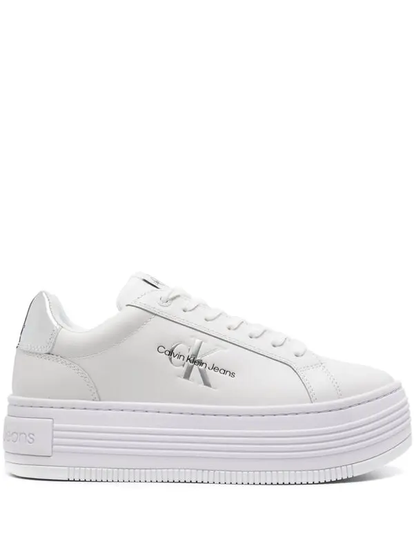Calvin Klein Logo-debossed Flatform Sneakers
