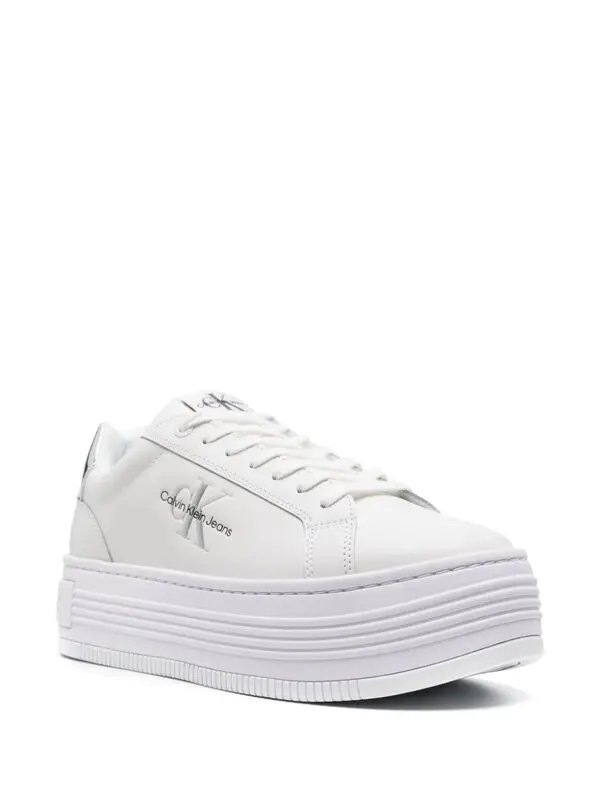 Calvin Klein Logo-debossed Flatform Sneakers