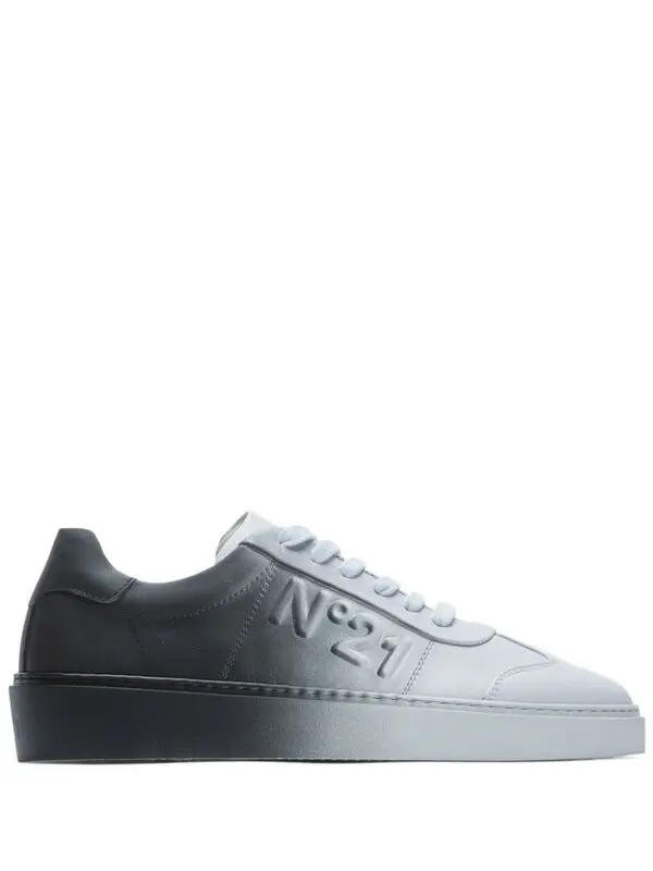 N°21 Gradient-effect Leather Sneakers