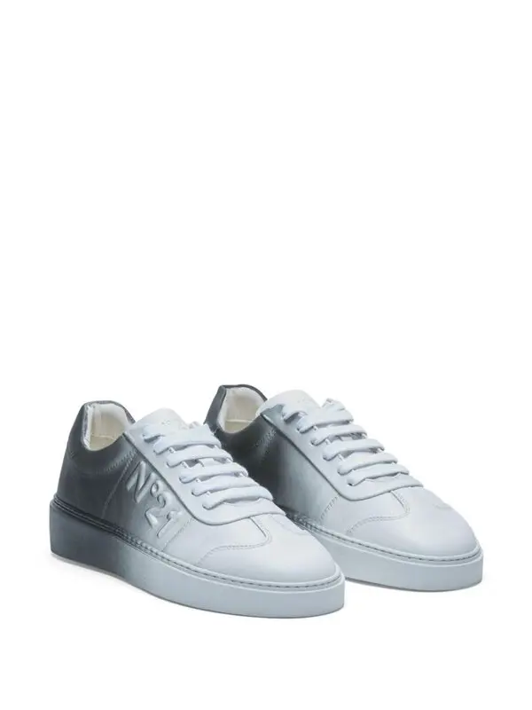 N°21 Gradient-effect Leather Sneakers
