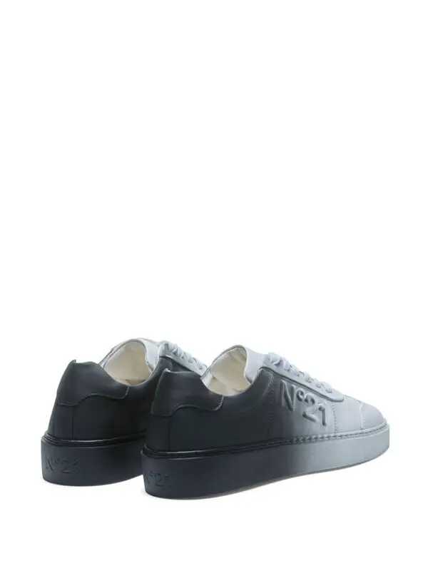 N°21 Gradient-effect Leather Sneakers