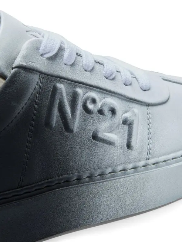 N°21 Gradient-effect Leather Sneakers