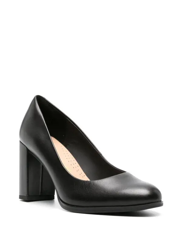 Clarks Freva 85mm Leather Pumps