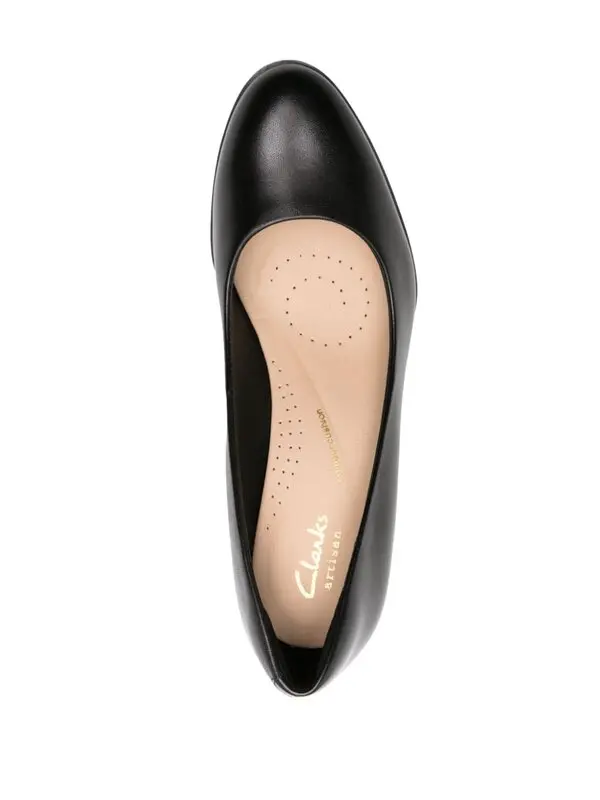 Clarks Freva 85mm Leather Pumps