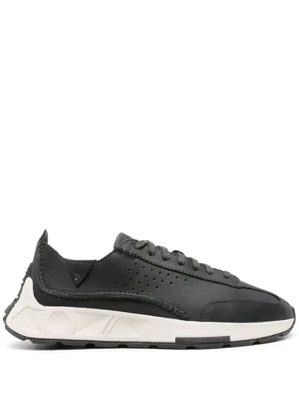 Clarks Craft Speed Leather Sneakers - Grey