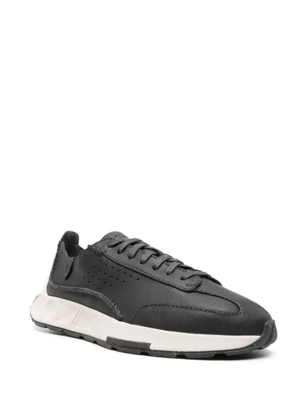 Clarks Craft Speed Leather Sneakers - Grey