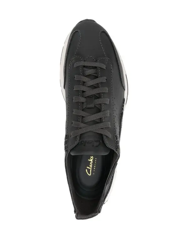 Clarks Craft Speed Leather Sneakers - Grey