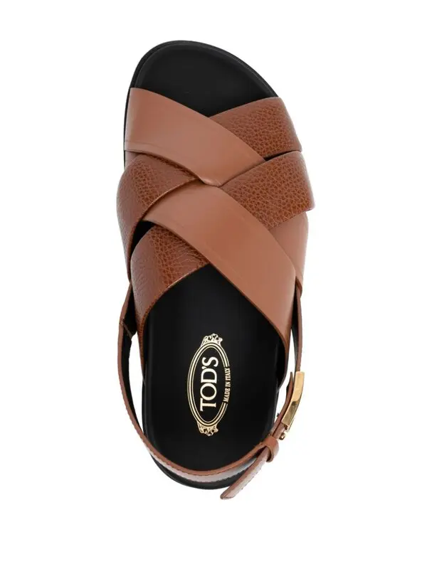 TOD'S Interwoven Leather Sandals