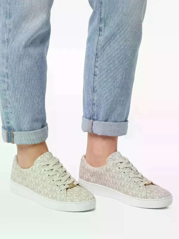 Michael Kors Keaton Canvas Sneakers - Neutrals