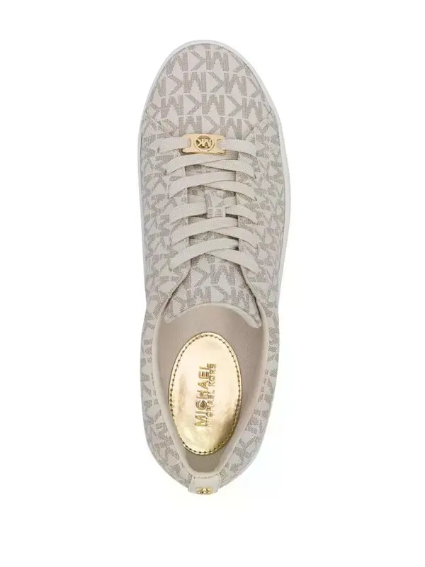 Michael Kors Keaton Canvas Sneakers - Neutrals