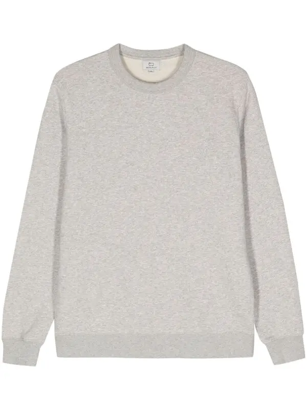 Woolrich Embroidered Logo Sweatshirt - Grey