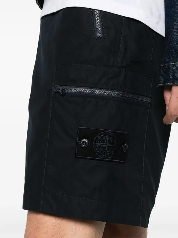 Stone Island Compass-motif Shorts