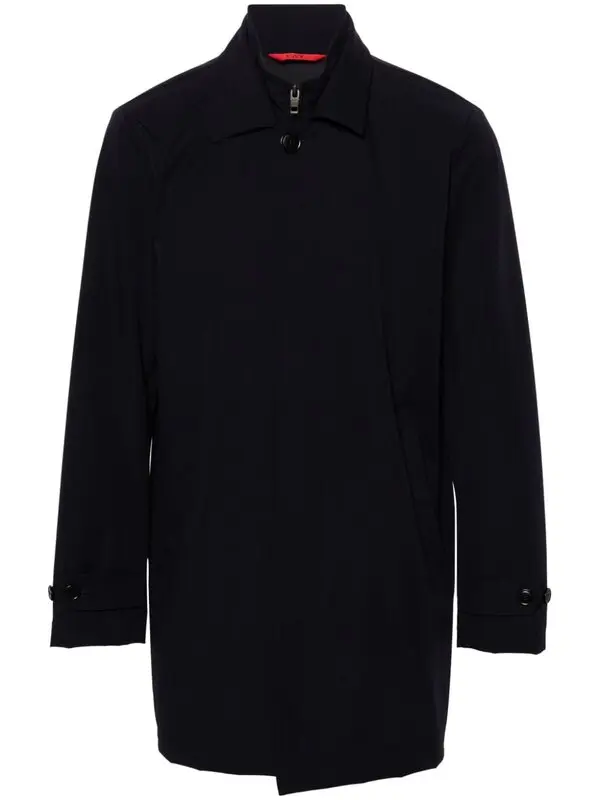 FAY Layered Coat - Blue