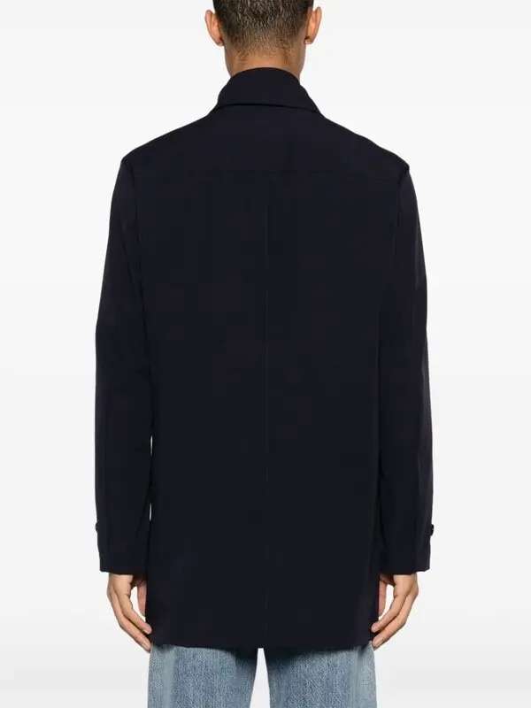 FAY Layered Coat - Blue