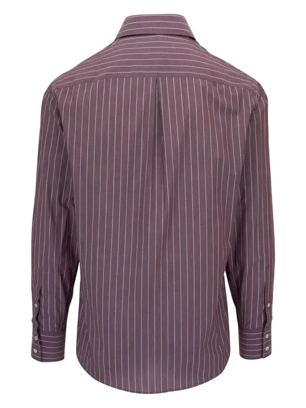 Brunello Cucinelli Striped Cotton Shirt
