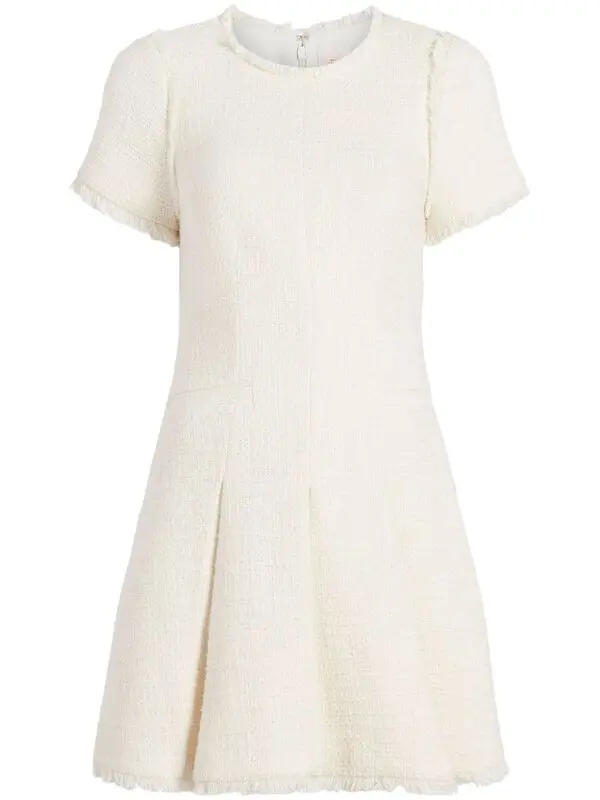 Cinq À Sept Nova Tweed Mini Dress - Neutrals