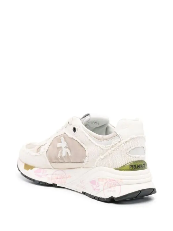 Premiata Mase Distressed Sneakers - Neutrals