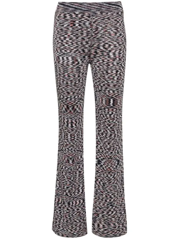 Missoni High-waist Flared Trousers - Blue