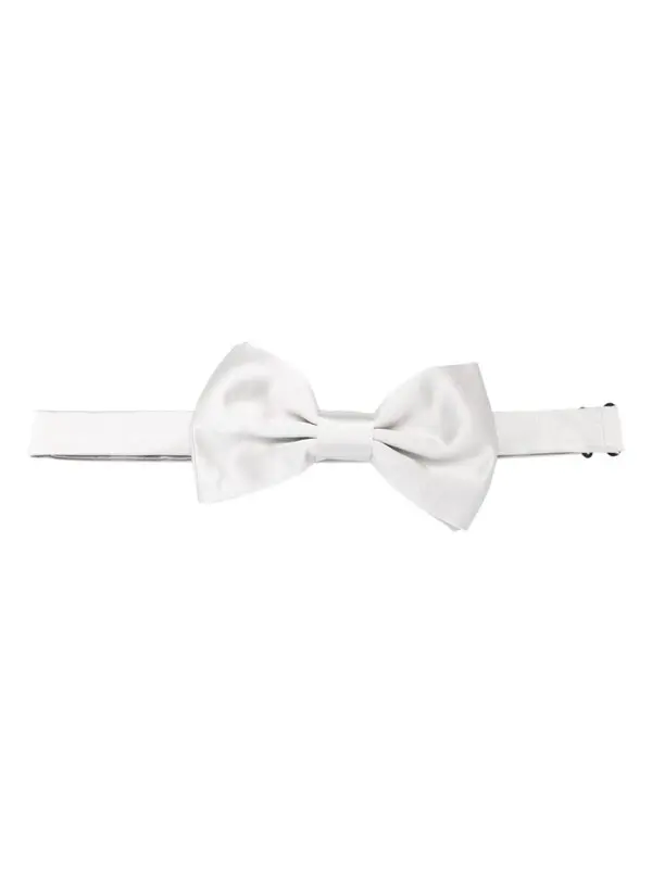 LADY ANNE Satin Silk Bow Tie - Grey