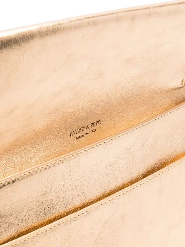 Patrizia Pepe Fly Ceremony Clutch - Gold