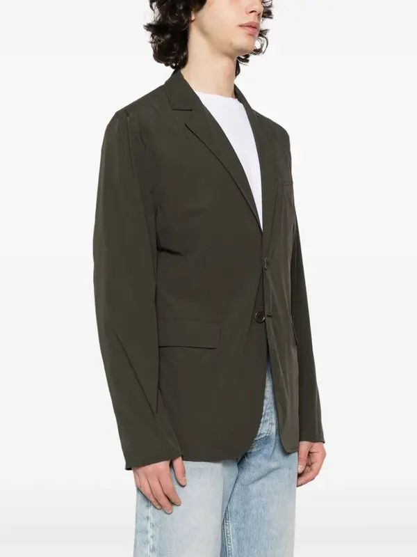Aspesi Single-breasted Taffeta Blazer