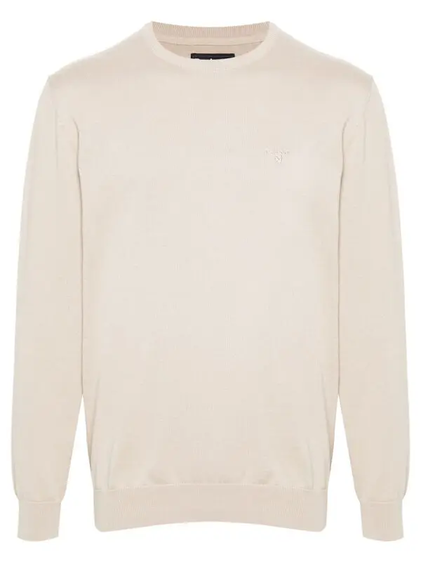 Barbour Pima Cotton Jumper - Neutrals