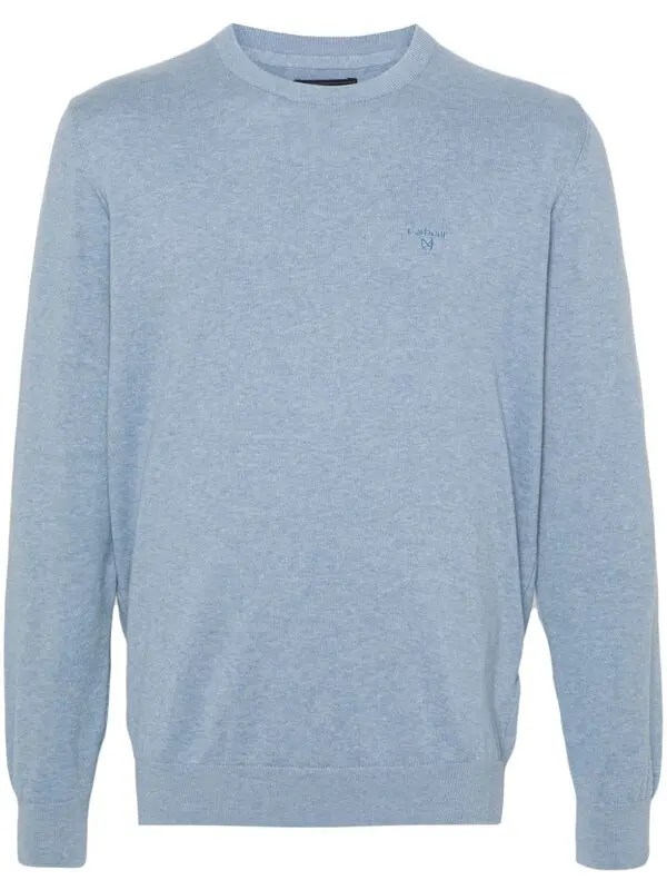 Barbour Pima Cotton Jumper - Blue