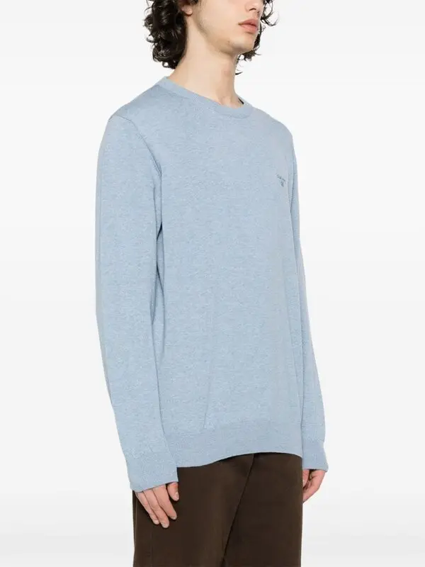 Barbour Pima Cotton Jumper - Blue