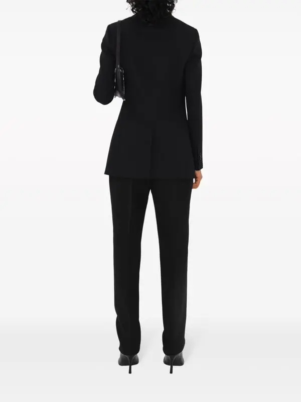Burberry Wool Tailored Trousers - Black
