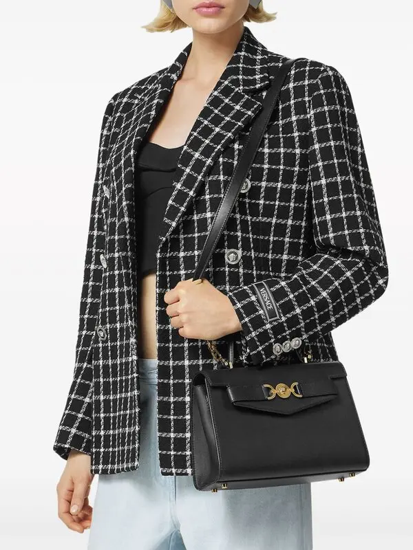 Versace Leather Tote - Black