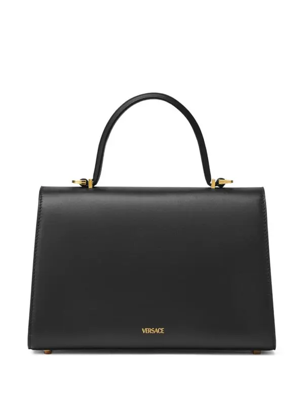 Versace Leather Tote - Black