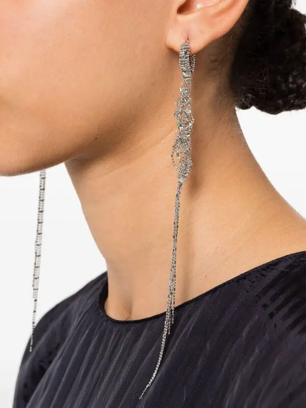 Lemaire Tangle Drop Earrings - Silver | Editorialist