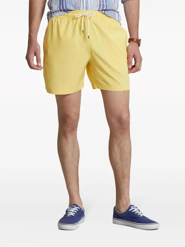 Polo Ralph Lauren Polo Pony-embroidered Swim Shorts - Yellow