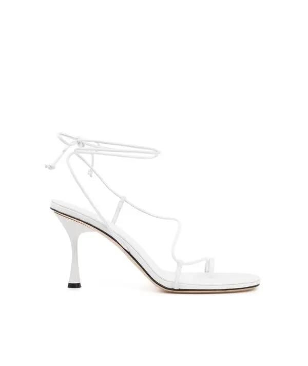 Buy Studio Amelia Emily Wrap 90mm Sandals White At 14% Off