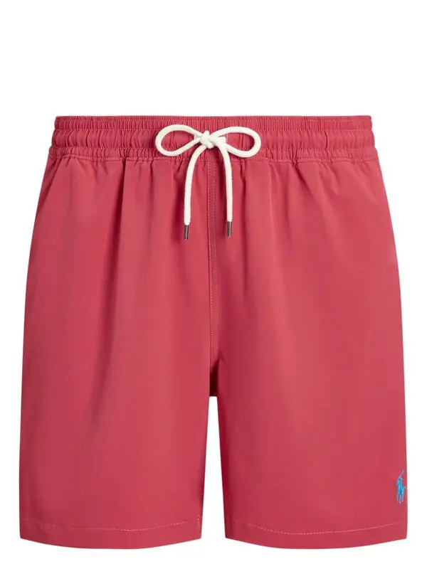 Polo Ralph Lauren Polo Pony Swim Shorts - Red