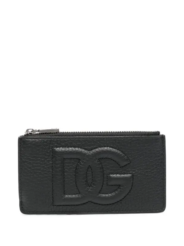 Dolce & Gabbana Logo-embossed Card Holder - Black