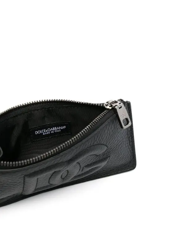 Dolce & Gabbana Logo-embossed Card Holder - Black