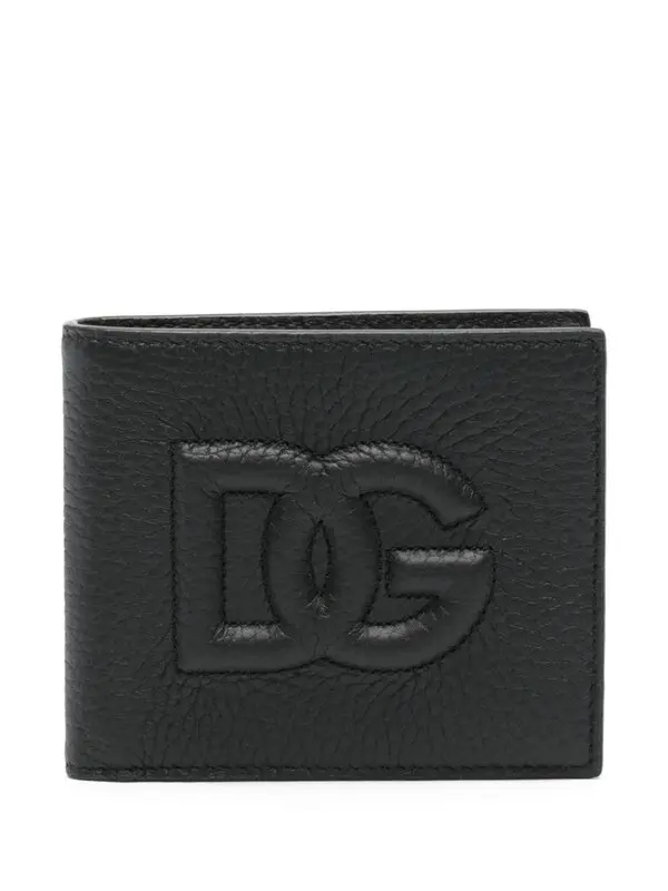 Dolce & Gabbana Logo-embossed Bi-fold Wallet - Black