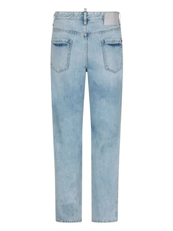 Dsquared2 Ripped Straight-leg Jeans