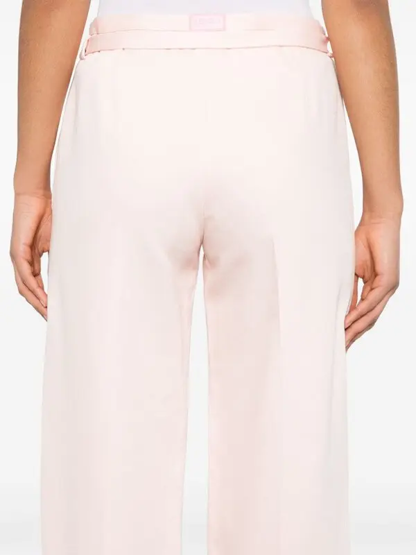 Kenzo Belted Straight-leg Trousers