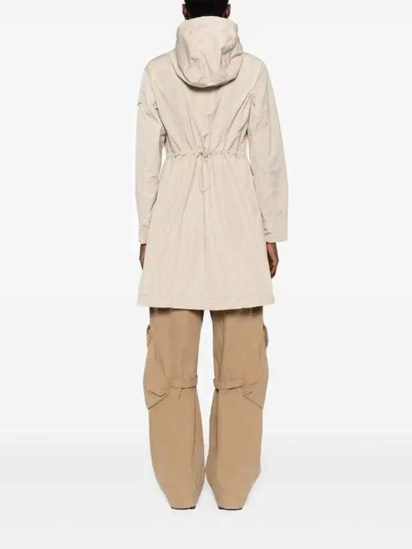 Moncler Laerte Parka Coat - Neutrals