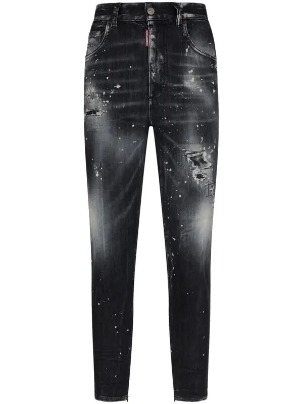 Dsquared2 Distressed Tapered Jeans